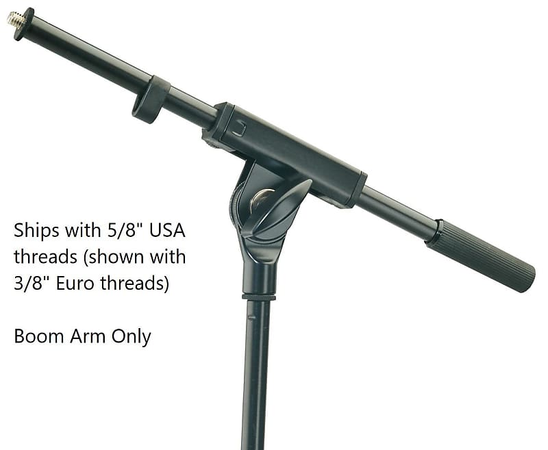 K&M 21160 Short Boom Arm - Black | Reverb