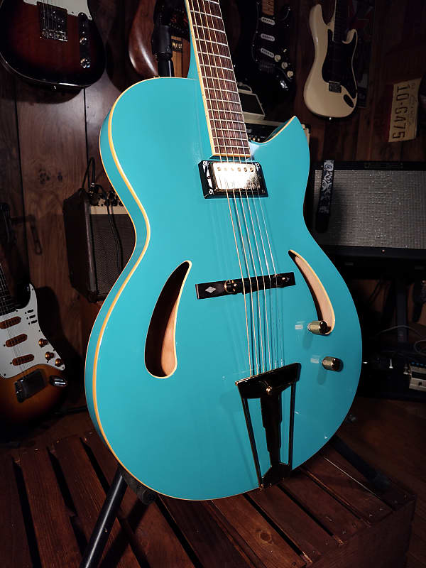 RARE CORT TRG-1 JIM TRIGGS ARCHTOP HOLLOWBODY GUITAR | Reverb