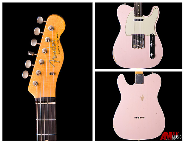 Fender 1960 Telecaster Custom Shop Relic Shell Pink w/ Case | Reverb