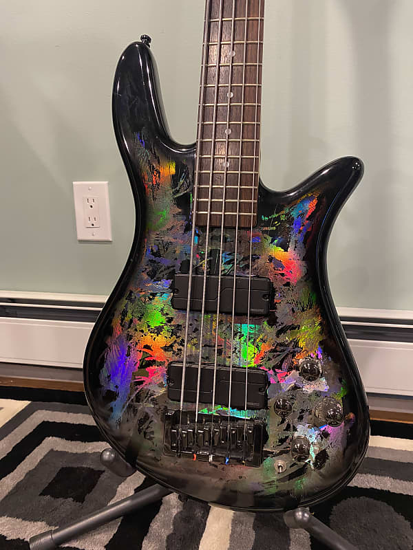 Spector Legend 5 string Holoflash Bass, Mike Inez Fishman | Reverb