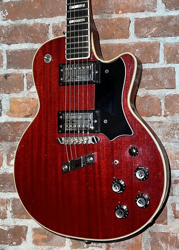 Beautiful 1976 Guild M-75 Bluesbird Wine Red OHSC, Pro Setup | Reverb