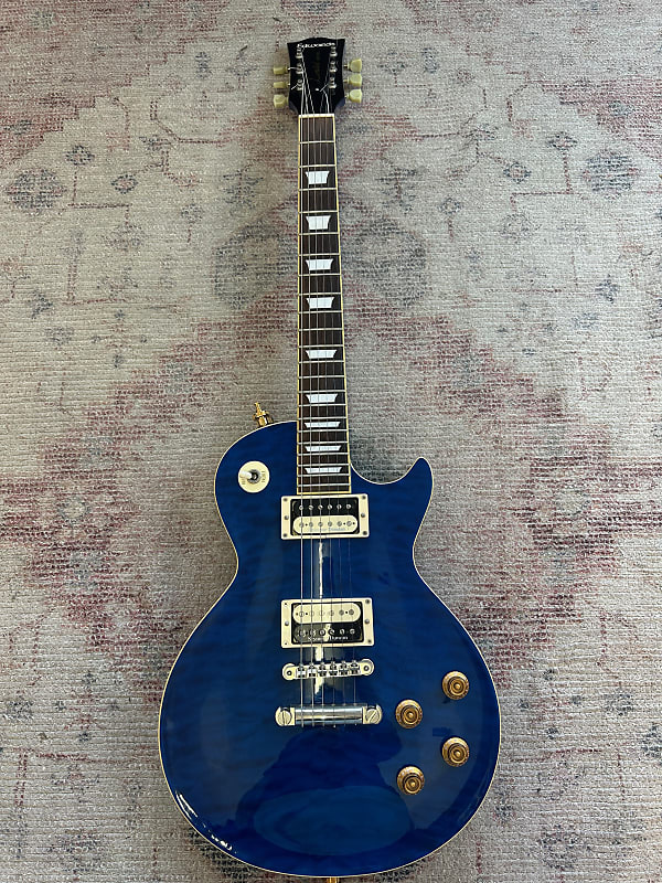 Edwards LP-92SD QM 2013 - Blue | Reverb