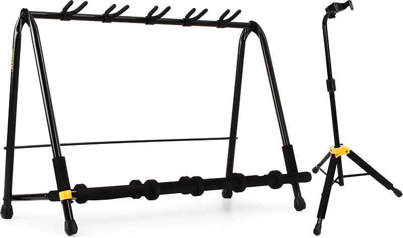 Hercules Stands GS525B Multi-guitar Rack for up to 5 Guitars | Reverb