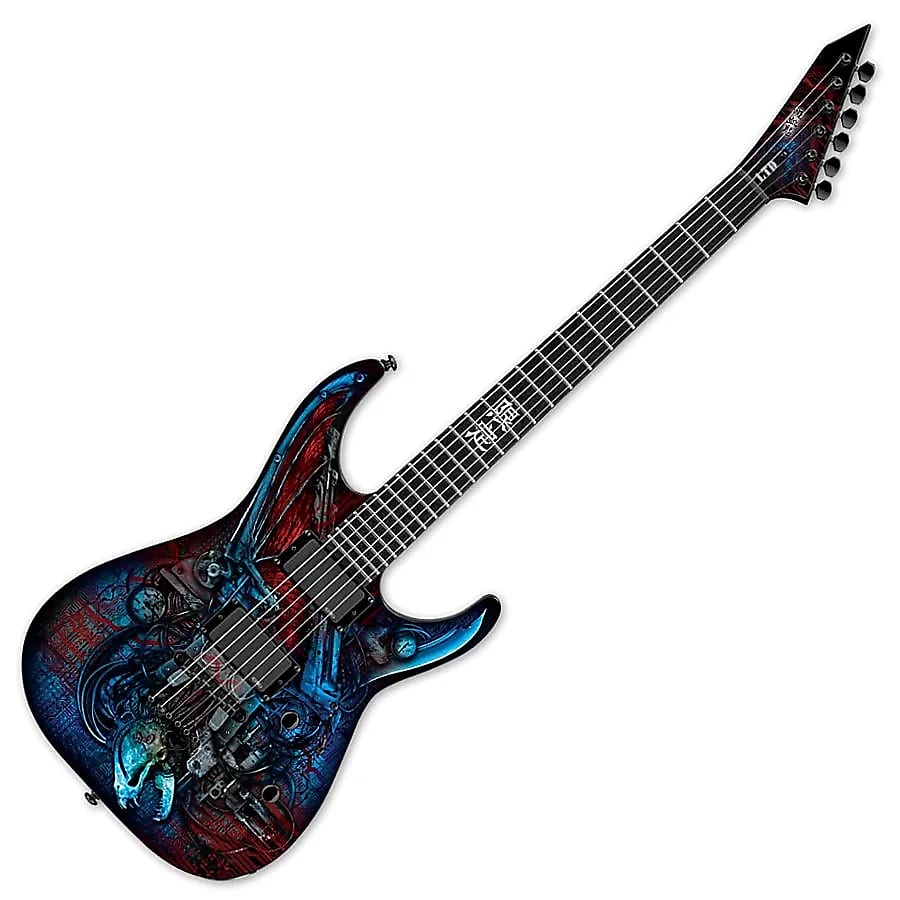 ESP LTD M Vampire Bio Tech Graphic | Reverb Australia