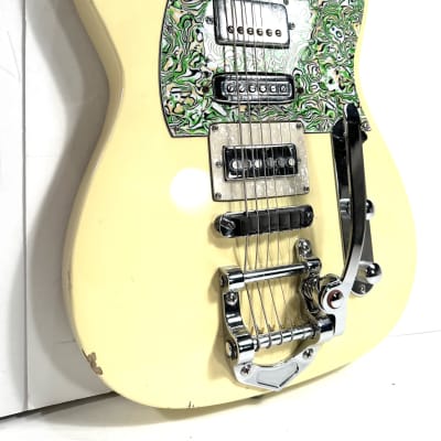 Rubber Bridge Baritone electric tele guitar with rare | Reverb Canada