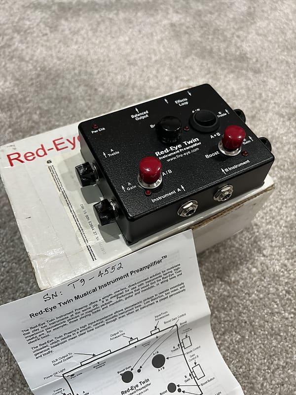 Fire-Eye Red-Eye Twin Preamp Late 2010s | Reverb