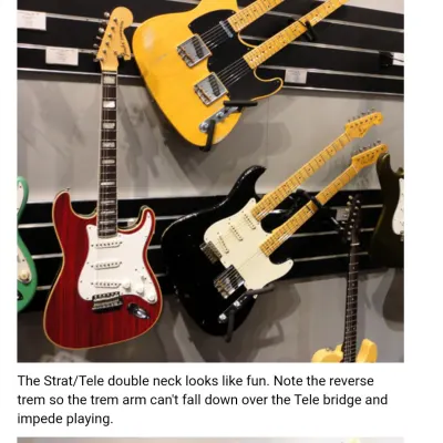 Fender Doubleneck Custom Shop Masterbuilt Todd Krause | Reverb