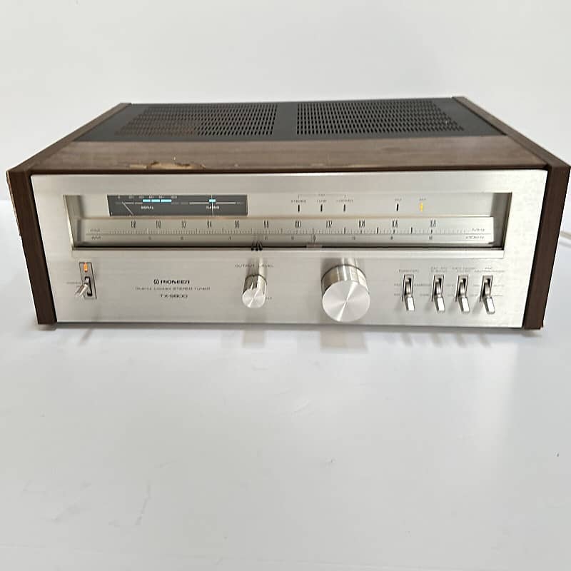 Pioneer TX-9800 TOTL Quartz Locked Stereo AM/FM Tuner Tested | Reverb