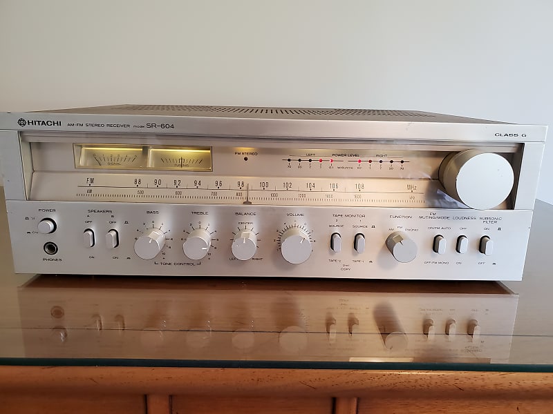 Fully restored 1979 Hitachi SR-604 AM/FM Receiver / Amplifier | Reverb
