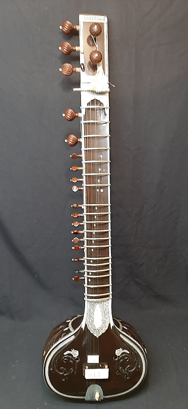 Vintage Sitar with Hard Case | Reverb
