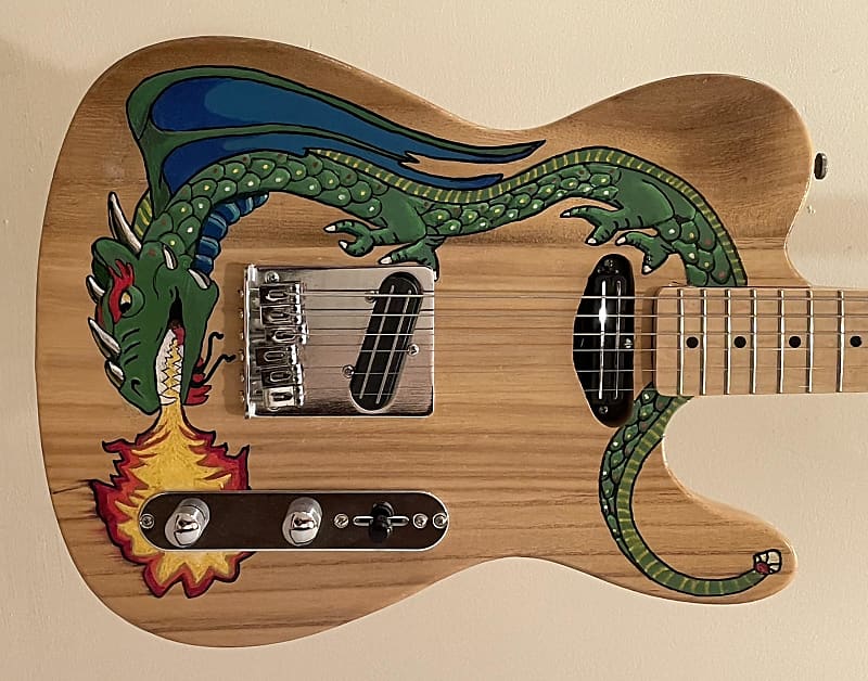 Custom-painted Dragon Telecaster | Reverb