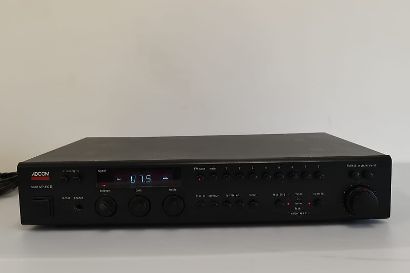 Adcom GTP-500II 2 Channel Pre-Amp/Processor Amplifier | Reverb