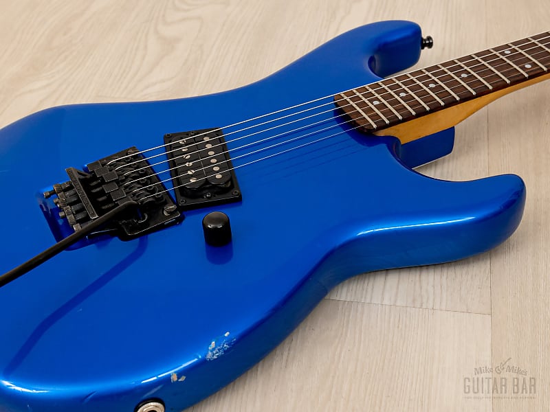 1985 Kramer Baretta Vintage Superstrat Candy Blue Neptune, NJ | Reverb