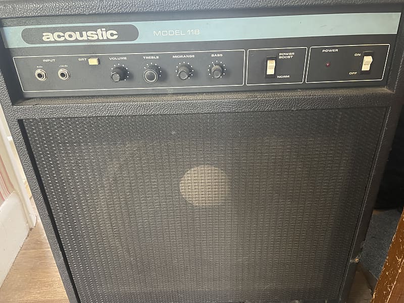 Acoustic Control Corp Acoustic 118 Mid-70’s - Black | Reverb