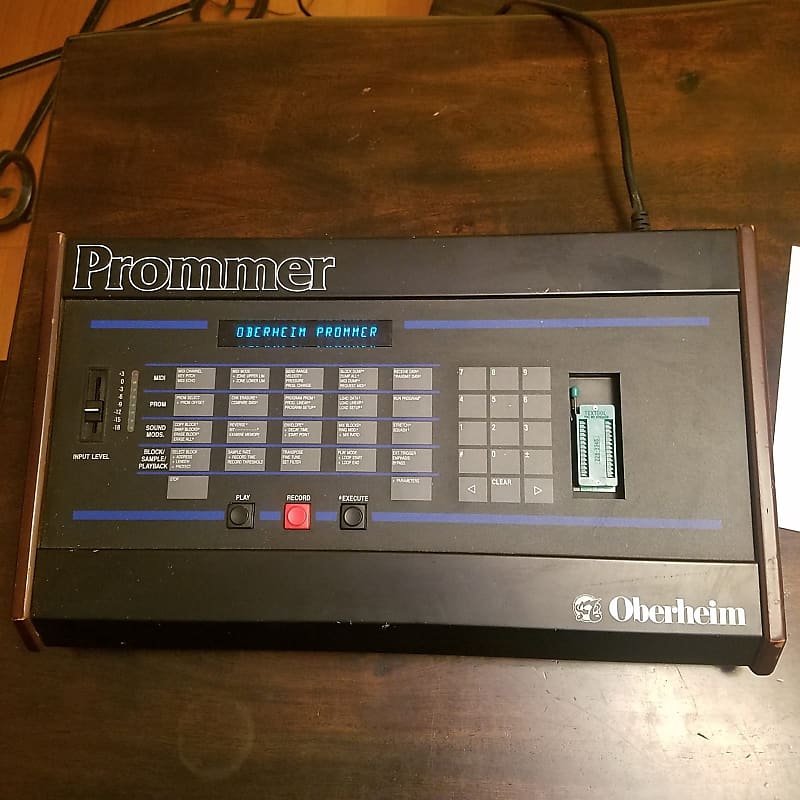 Oberheim Prommer 1985 Rare Sampler Eprom Burner DMX DX LINN | Reverb