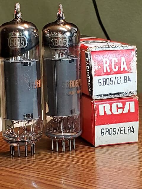 6BQ5/EL84 RCA NOS/NIB Maximatcher2 matched pair (2)tube lot | Reverb