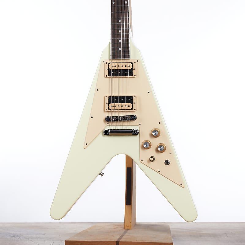 Gibson 70s Flying V, Classic White | Modified | Reverb