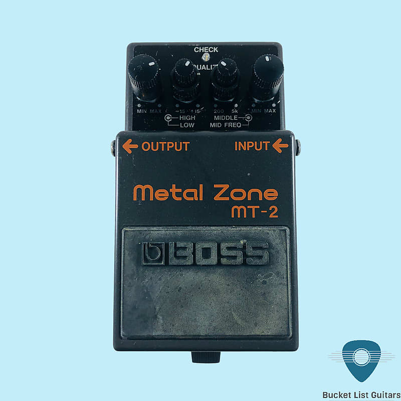 Boss MT-2 Metal Zone w/ Monte Allums Sustainia Mod | Reverb