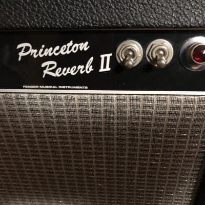 Fender Princeton Reverb II Rivera Era 1982 Blackface Original | Reverb