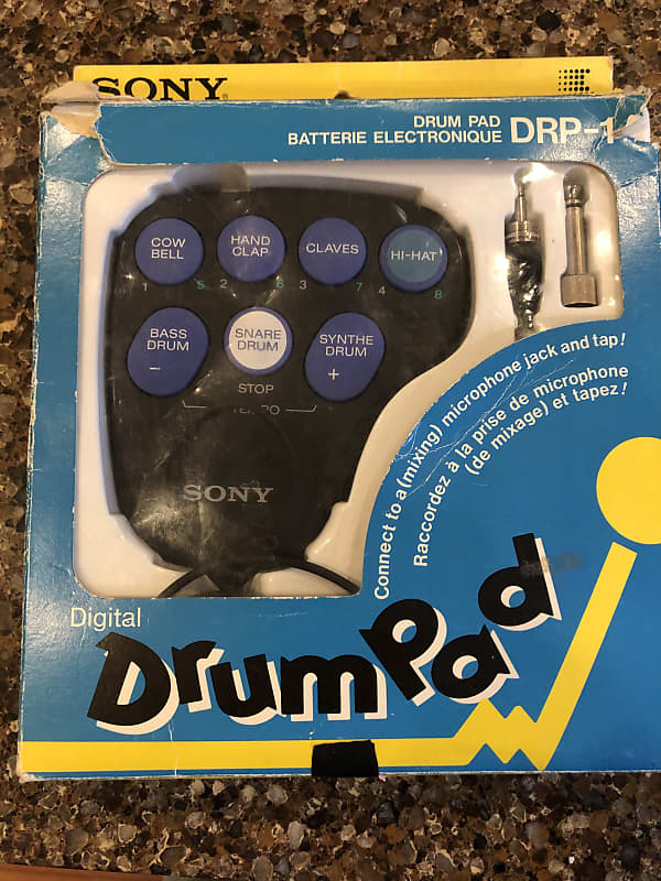 Sony DRP-1 Drum Pad 1990s Black | Reverb