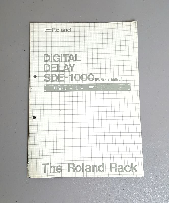 Roland SDE-1000 Vintage Digital Delay - Original Owner's | Reverb