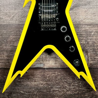 Dean Dimebag Razorback "Yellow Devil" Electric Guitar | Reverb