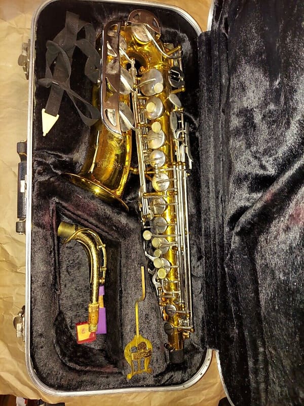 Conn Shooting Stars Alto Saxophone. Mexico, w/ Case Neck MP, | Reverb