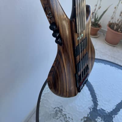 David King Custom shop masterbuilt 5 string fretless bass | Reverb
