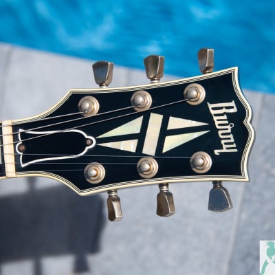 Classic 1990's Burny RLC-65 - 60's Style LP Custom "Black | Reverb