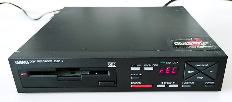 Yamaha EMQ-1 MIDI Disk Recorder and original Service Manual | Reverb