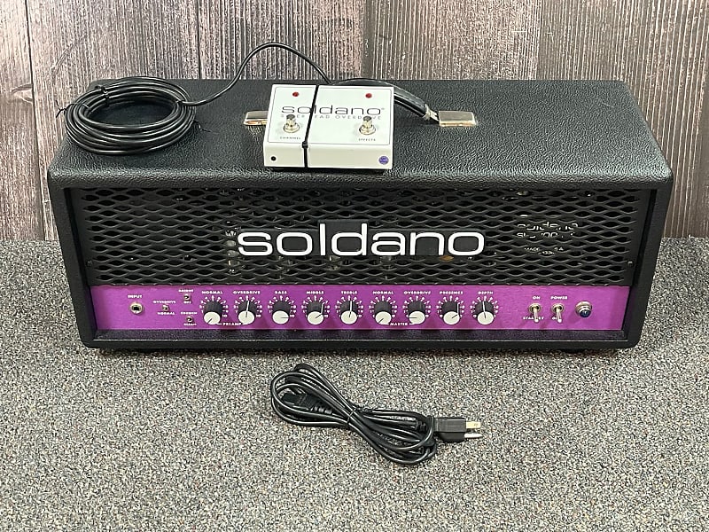 Soldano SLO-100 Super Lead Overdrive Custom Head (signed by | Reverb