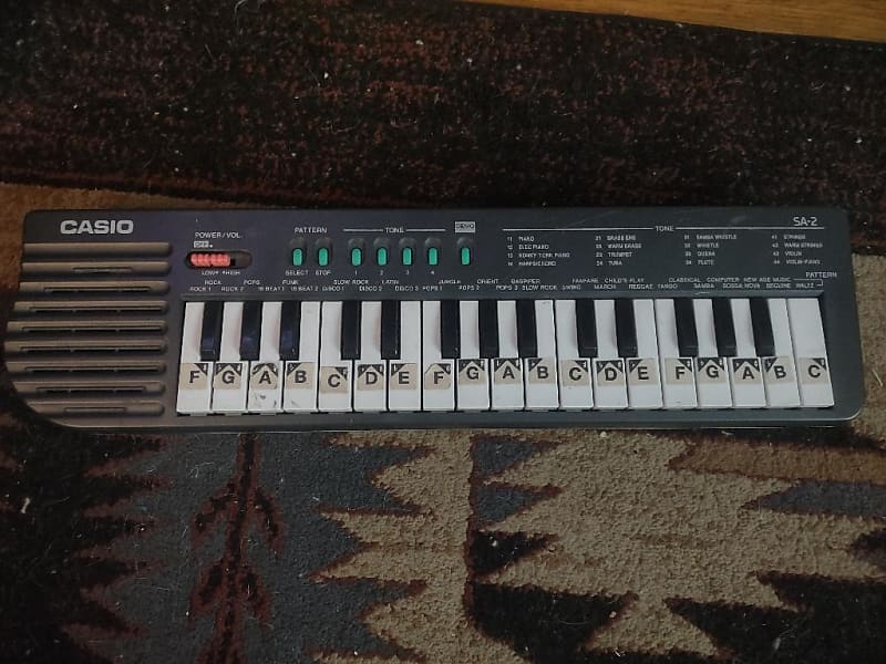 Casio SA-2 Mini Synthesizer 80s Digital Circuit Bending | Reverb