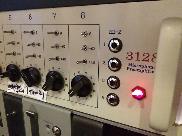 API Vintage 312 mic pre's 8 channels Cinemag | Reverb