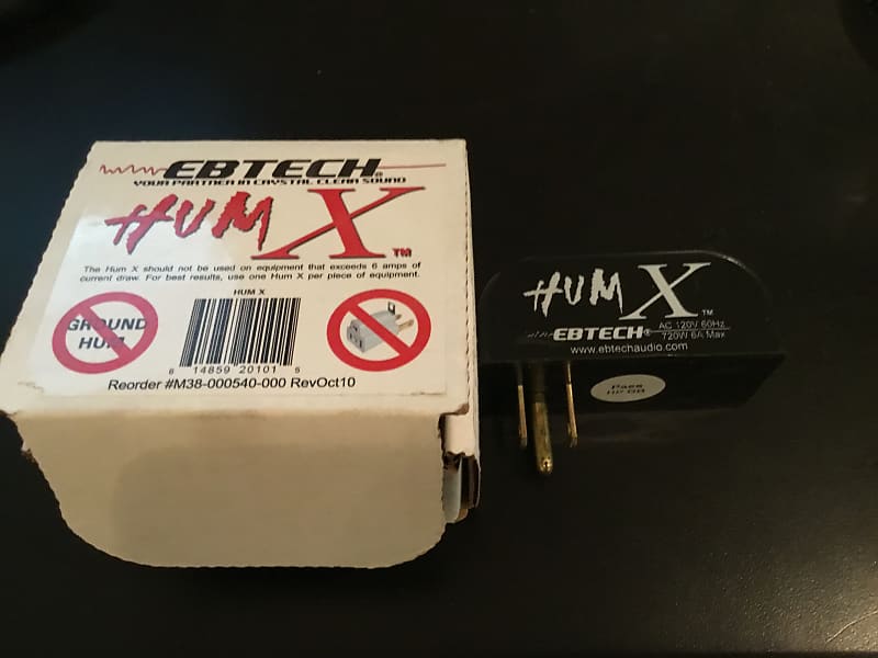 Ebtech Hum X Ground Loop Hum Eliminator Plug | Reverb