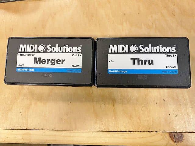 MIDI Solutions Multi Voltage Merger Box & Multi Voltage Thru | Reverb