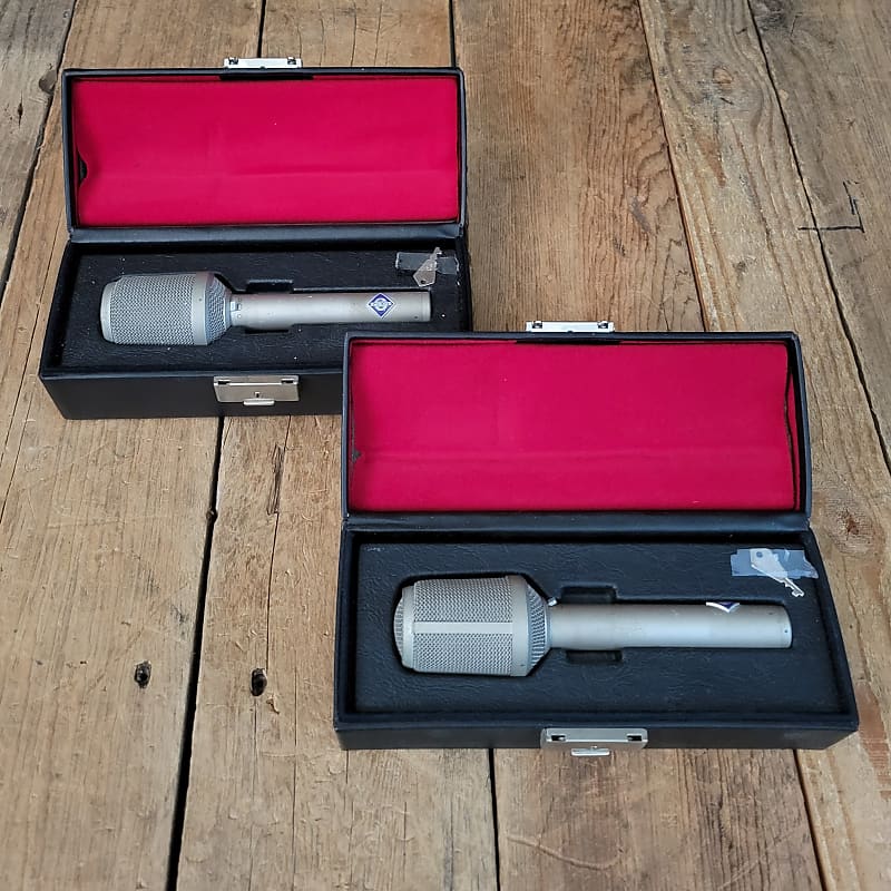 Neumann KM86 Pair Multi Pattern FET Condenser Microphone | Reverb