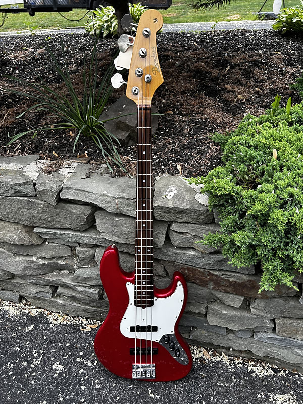 Used Bacchus BJ series J bass red (as is) | Reverb