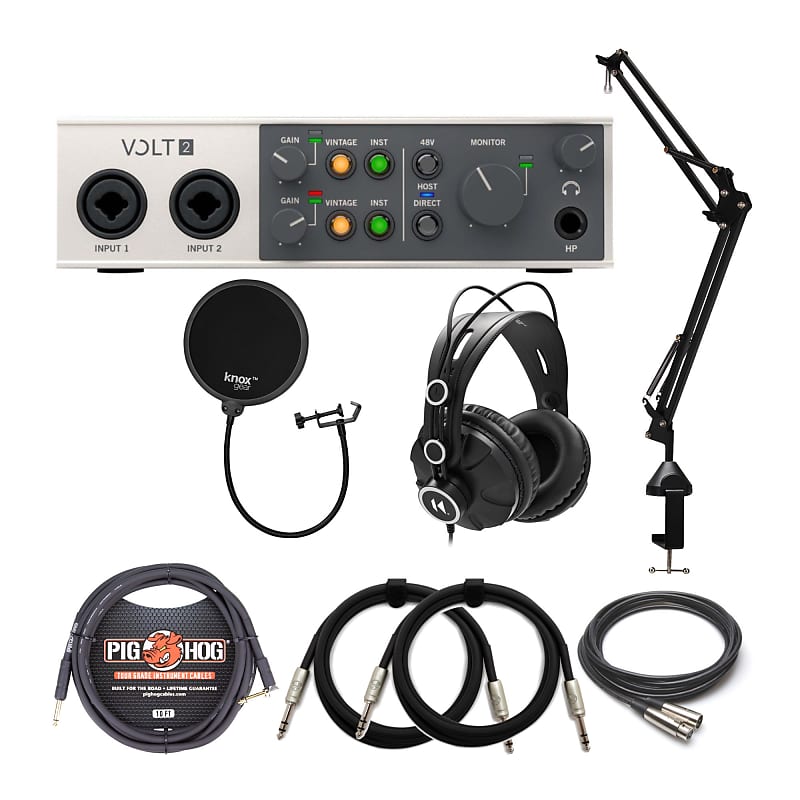 Universal Audio VOLT-2 USB Audio Interface with Headphones, | Reverb