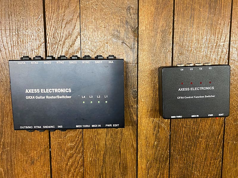 Axess Electronics GRX4 Guitar Router/Switcher + CFX4 Control | Reverb