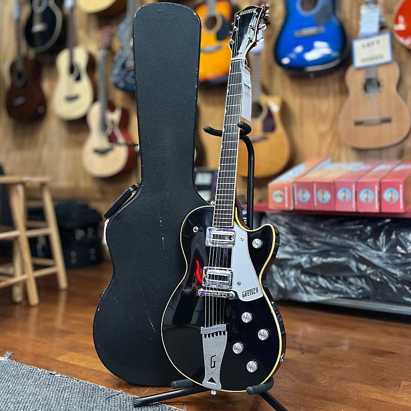 VINTAGE 1973 Gretsch ROC JET Electric Guitar w/ OHSC, Black | Reverb