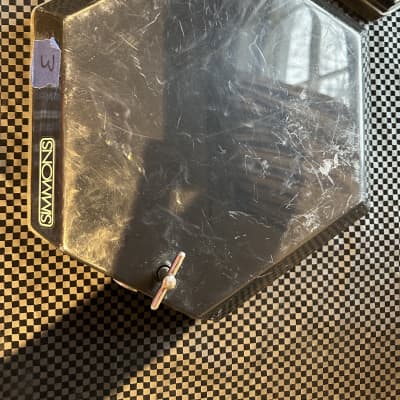Simmons-3 pads with stand Sds 8 1980’s - Black | Reverb