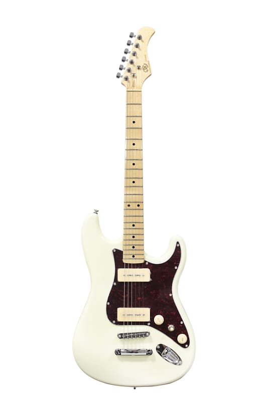 SX Hawk RN Mahogany P90 VWH STOP Electric Guitar with P90 | Reverb