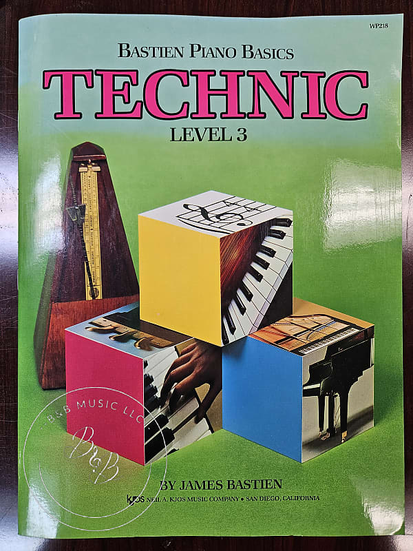 Bastien Piano Basics Technic Level 3 | Reverb