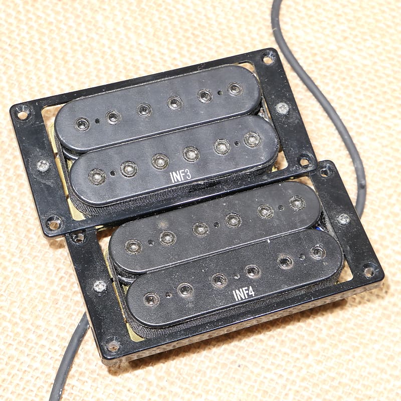2009 Ibanez INF3 INF4 RG120 Pickup Set Black Same Day | Reverb