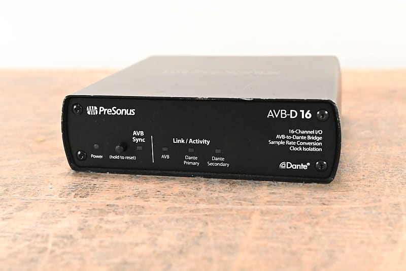 PreSonus AVB-D16 16x16 AVB-to-Dante Bridge (NO POWER SUPPLY) | Reverb