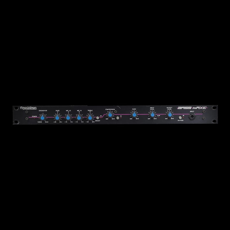 Rocktron Maxe 1990 Rack Bass Preamp Reverb