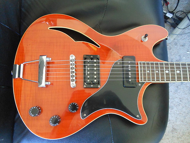 Rare Schecter TSH-1 Tempest Semi-Hollow - early 2000s - Trans | Reverb