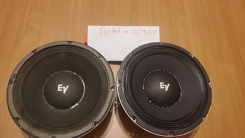 EV - DL10X- Gold labels Electro-voice 10" pair DL10X | Reverb