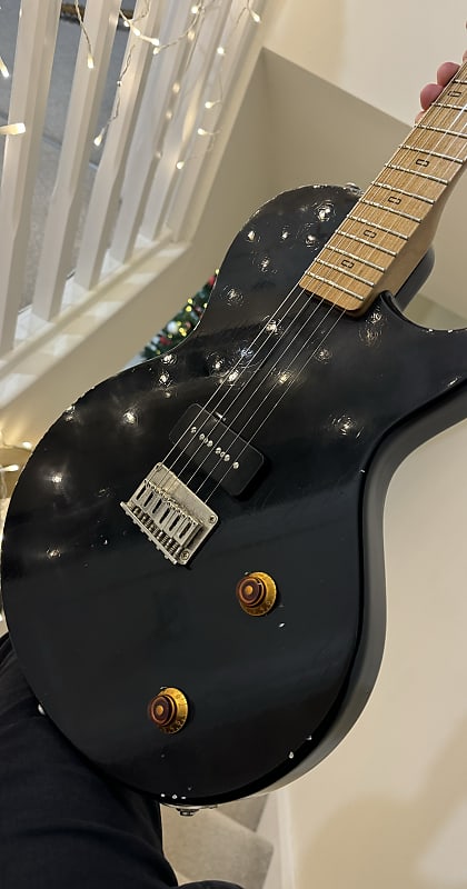 PJD Guitars Carey Limited Edition Relic Nitro Midnight Black, | Reverb