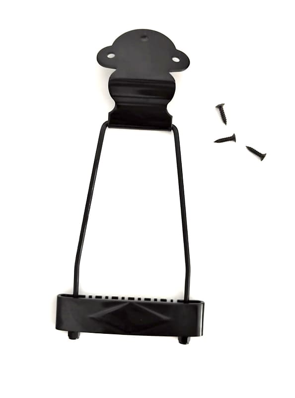 Black 12 String Trapeze Tailpiece | Reverb